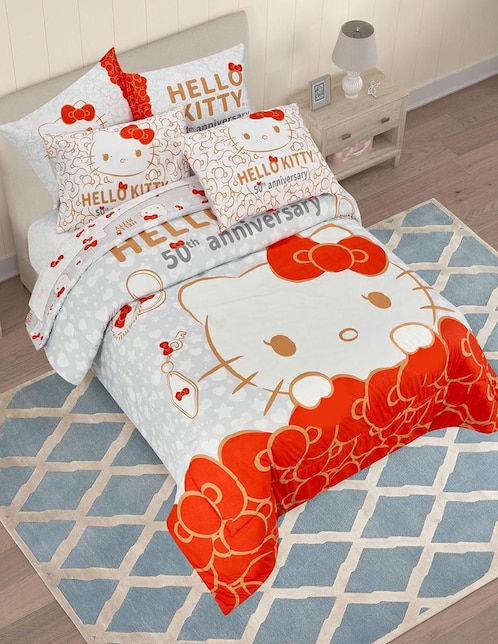 Set edredón Providencia 50 Aniversario Hello Kitty 4