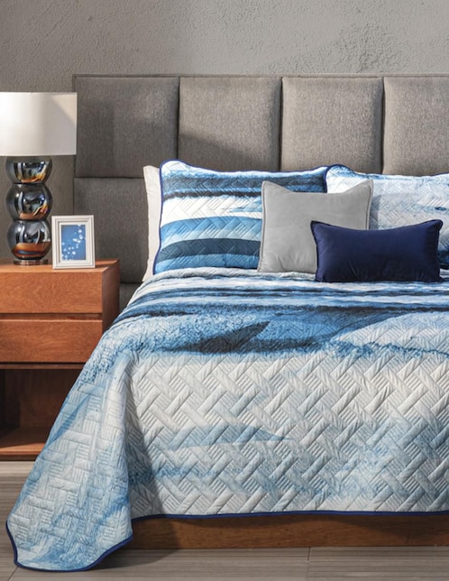 Set de colcha Intima Hogar Infinite Ocean 1