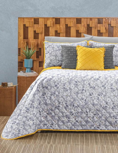 Set de colcha Intima Hogar Verano Floral 1